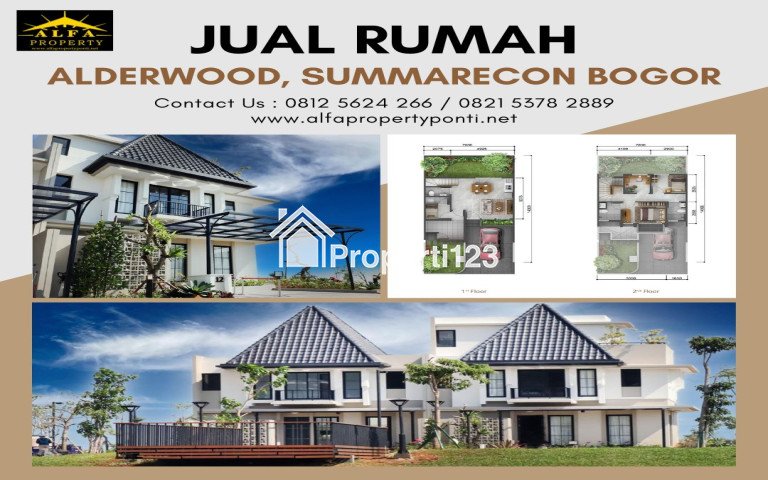 Alfa Property Rumah Alderwood Summarecon Bogor - Properti123.com